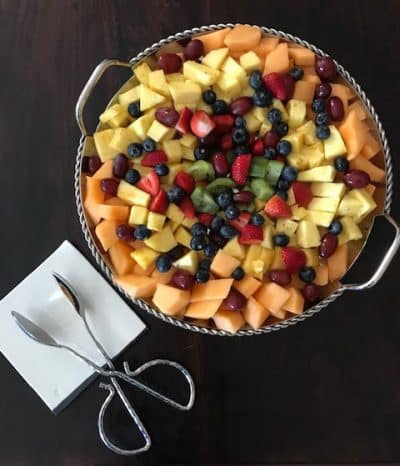 Paloma Round Tray Braided Wire & Handles